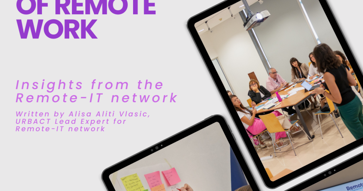 Unlocking the potential of remote work: insights from the Remote-IT network | urbact.eu